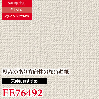 FE76492 [天井におすすめ] サンゲツ 壁紙 FINE ファイン 2023-26 m販売
