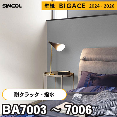 BA7003～7006 ひび割れ対策に [耐クラック] シンコール 壁紙 ビッグエース 2024-2026 m販売
