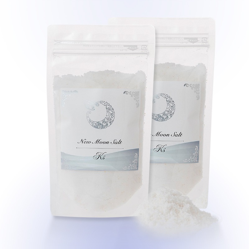 海の浄化力で幸運体質に変わる、新月の粗塩 / New Moon Salt セット 【数量限定商品】 | K's Selection
