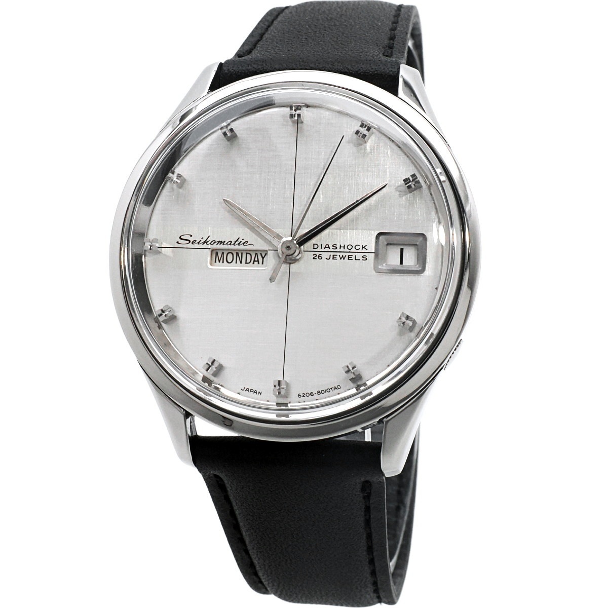 セイコー マチック ウィークデーター 6206-8010 金色ムーブメント Cal.6206A 26石 自動巻 OH済 昭和40年/1965年製