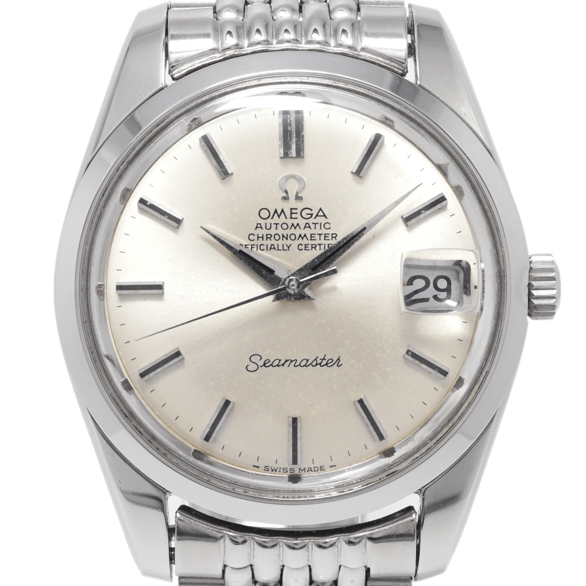 オメガ シーマスター クロノメーター 168.024 純正ブレス Cal.564 自動巻 OH済 1970年製