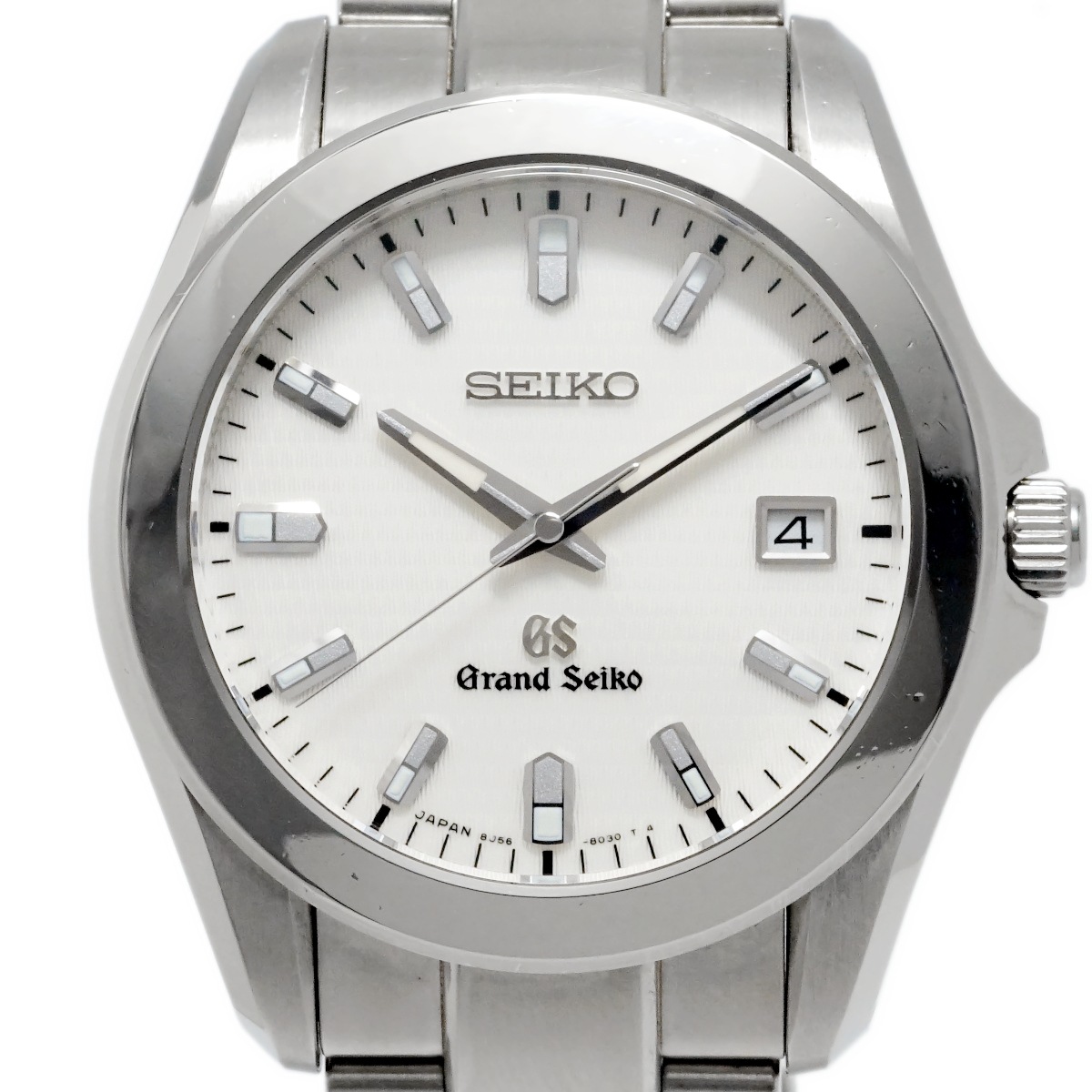 グランドセイコー SBGF017 8J56-8020 ねじ込みリューズ 純正ブレスレット クオ－ツ 2007年製 USED Seiko