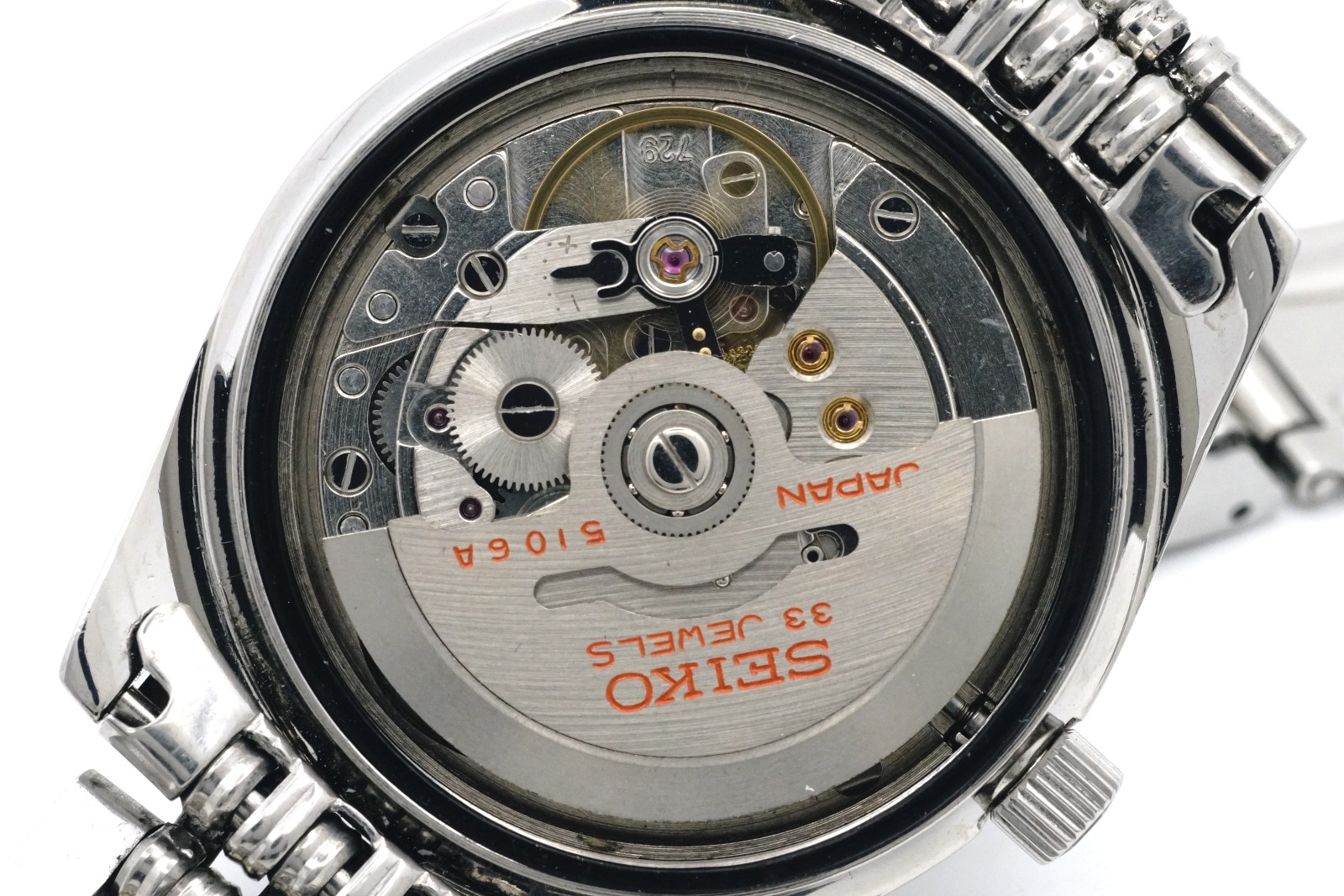 セイコー マチックP 5106-7000 プッシュリューズ 33石 自動巻 OH済 昭和43年/1968年製