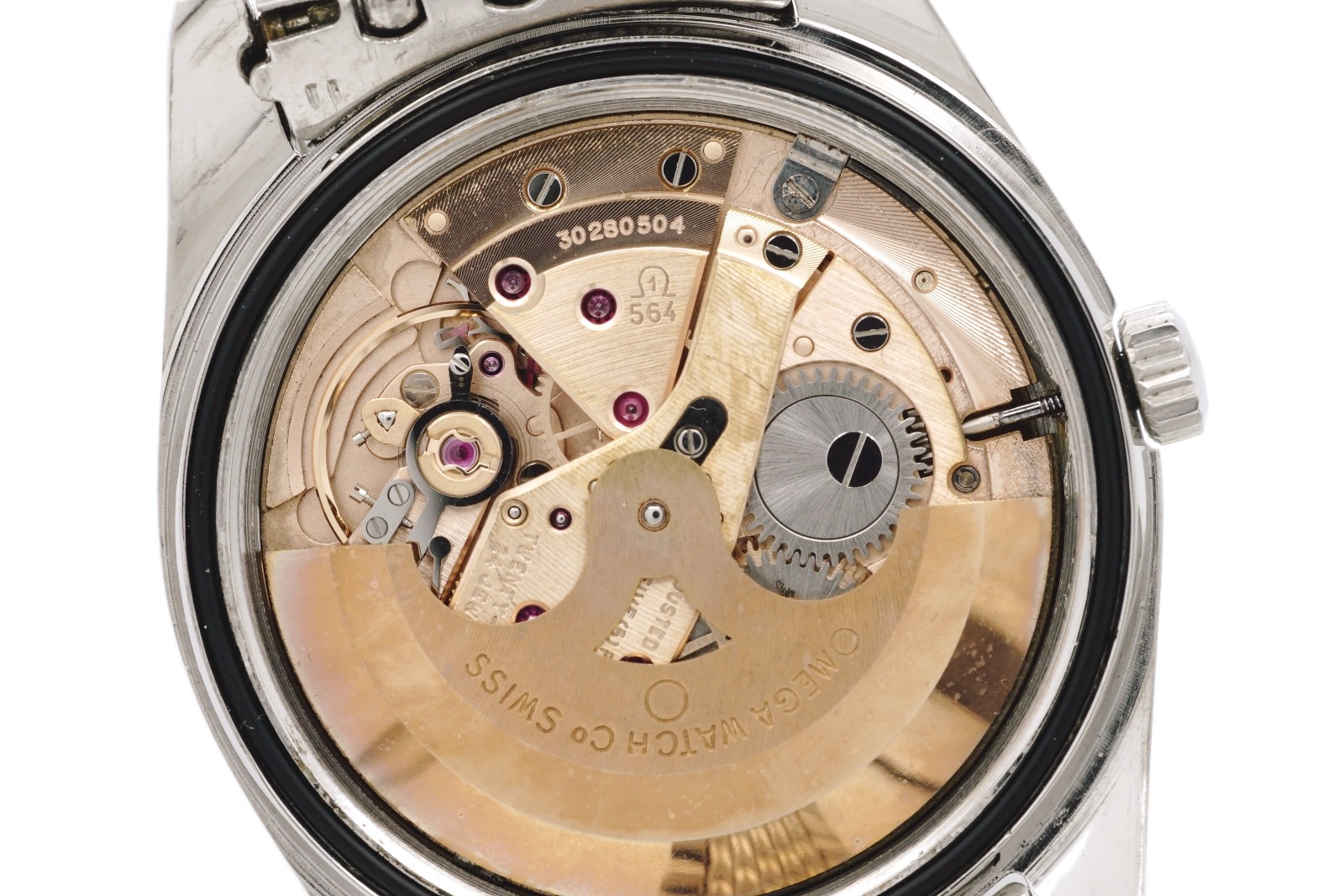 オメガ シーマスター クロノメーター 168.024 純正ブレス Cal.564 自動巻 OH済 1970年製