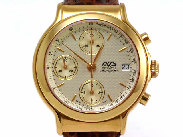 バルジュー7750 ヨコハマ AVS オートマチック クロノグラフ AVS001GCH