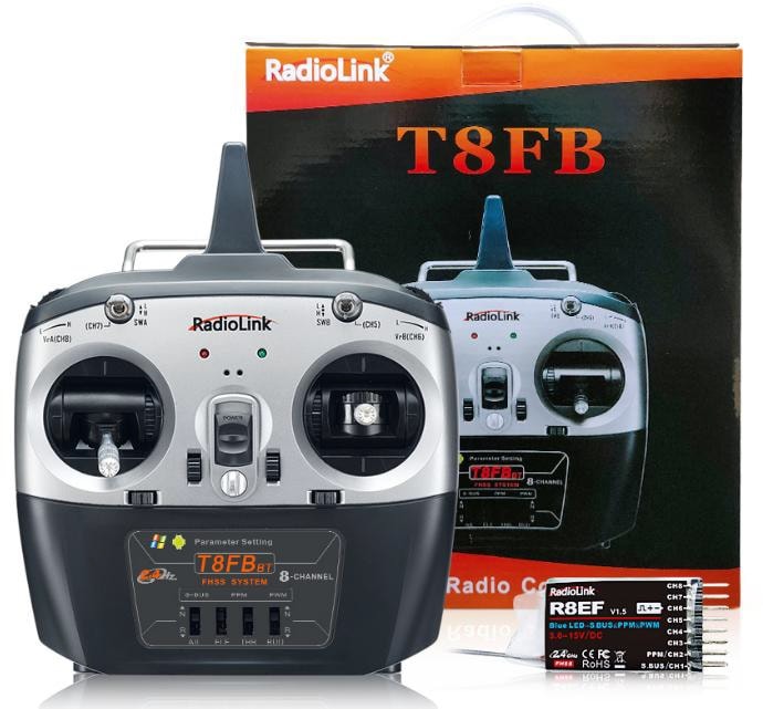 RadioLink T8FB+R8EF 2.4GHz 8CH Transmitter & Receiver | Radios | 無線帆走商会