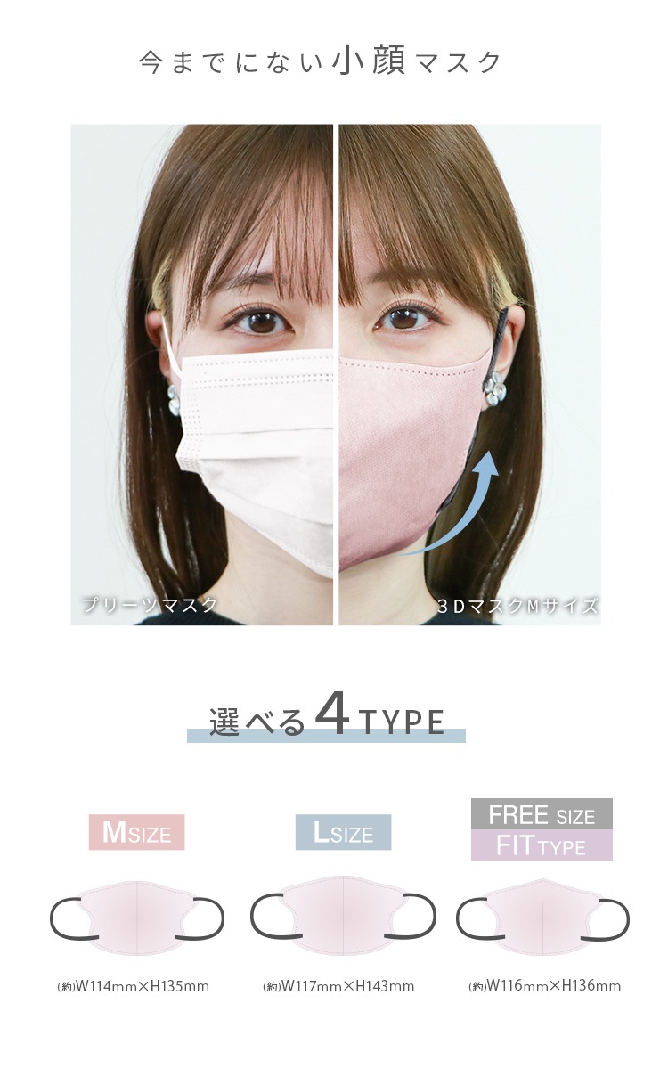 (L サイズ) ジュエルフラップ 3D マスク デイリー スタイル (バイカラー) Jewel Flap Mask 3D daily style bicolor type 立体 20枚入り ...