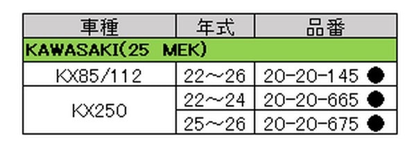 【KX85/112 '22~26】 MEK コンプリートキット '25デザイン バックグラウンド：ブラック DCOR | ブランドから探す ...