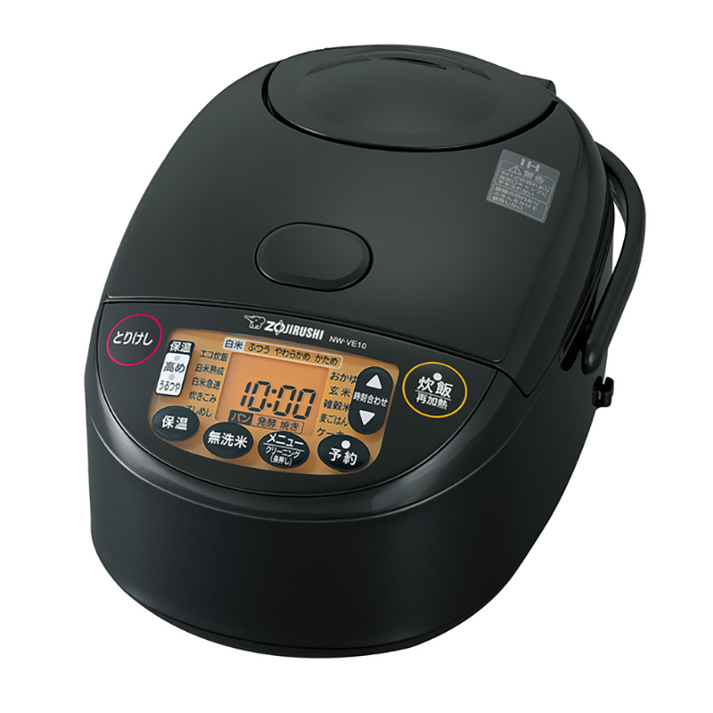 ZOJIRUSHI IH炊飯ジャー NW-VE10-BA 炊飯器 5.5合 NW-VE10-BA 象印 5.5合炊き ブラック 極め炊き | 電化製品 | WE良品（online shop）