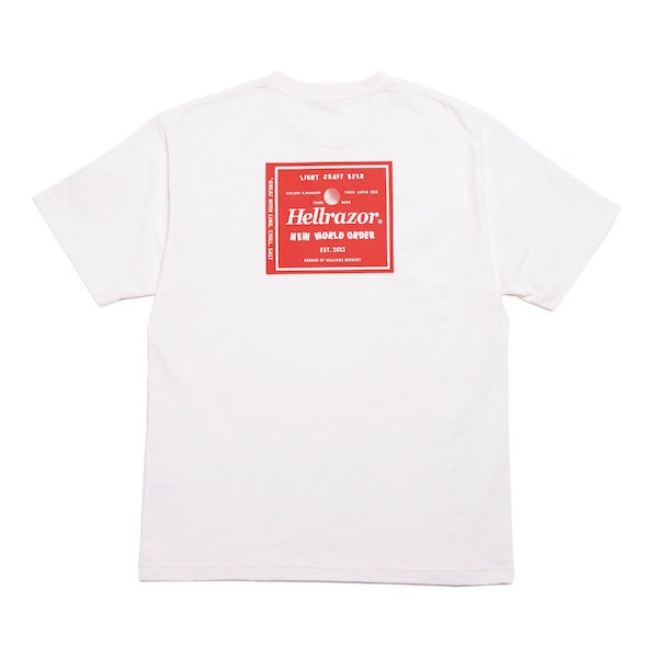 Hellrazor ヘルレイザー NWO BEER LABEL SHIRT design by TOYA HORIUCHI ...