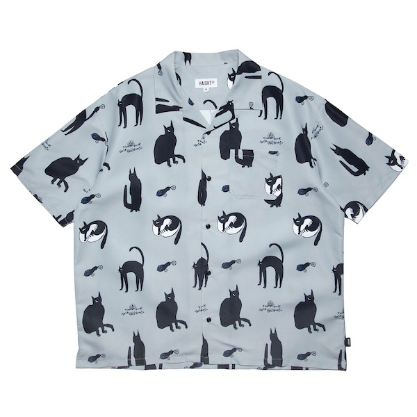 HAIGHT ヘイト KB CATS OPEN COLLAR SHIRT | HAIGHT / ヘイト | WHATZIS