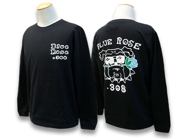 【BLUE ROSE.308/ブルーローズ.308】「High Quality Crew Neck L/S Tee Shakin Logo ...