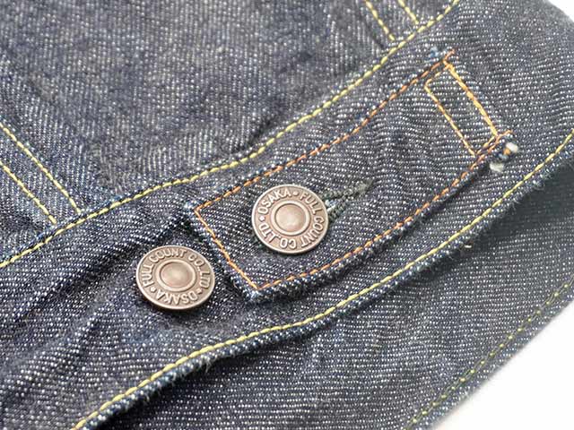 【FULLCOUNT/フルカウント】「3rd Model Denim Jacket”No Pleats”/サードモデルデニムジャケット”ノープリーツ”」(2101W/13.7oz) | メンズ ...