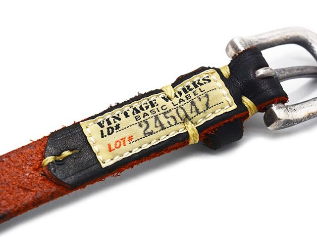 【Vintage Works/ヴィンテージワークス】「Teacore Benz Belt”5739”/茶芯ベンズベルト”5739 ...