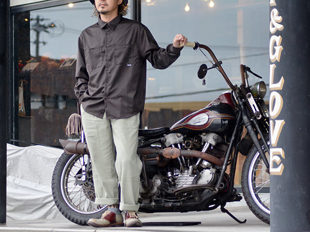 【Sugar＆Co./シュガーアンドコー】2024AW「Heather Glossy Drop Shirts/ヘザーグロッシードロップシャツ」(SGR-SH13) | ブランド,S,Sugar ...