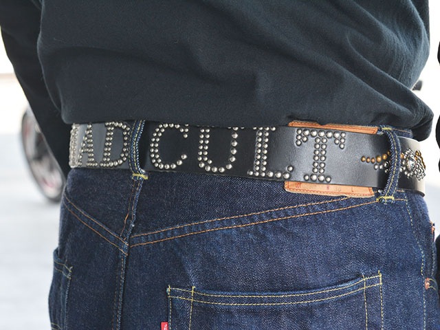 【MAD CULT/マッドカルト】「MC Member Belt”Flying Wheel”/MCメンバーベルト”フライングホイール ...