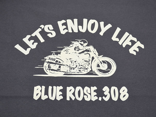 【BLUE ROSE.308/ブルーローズ.308】「Big Silhouette L/S Tee”ENJOY LIFE”/ビッグシルエット ...