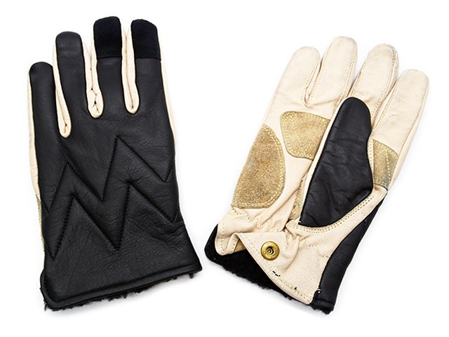 全2色【Vin&Age/ヴィン&エイジ】2023AW「Early Winter Glove”Jagged”/アーリーウインターグローブ”ジャジッド”」(VGW23 J-NS)(ハーレー/バイク ...