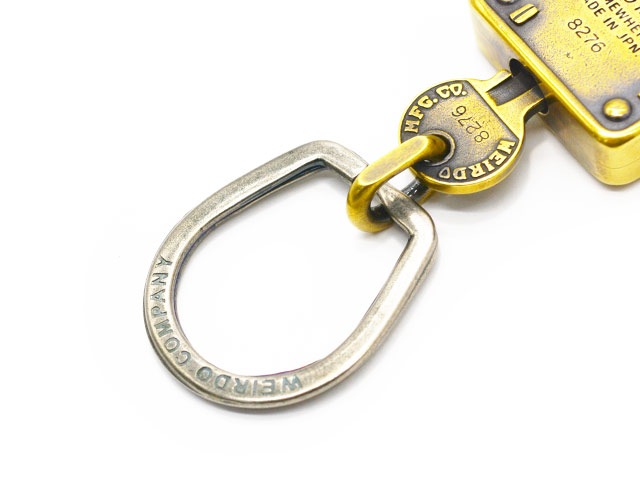 【WEIRDO JEWELRY/ウィアードジュエリー】「Padlock Key Chain/パドロックキーチェーン」(Brass ...