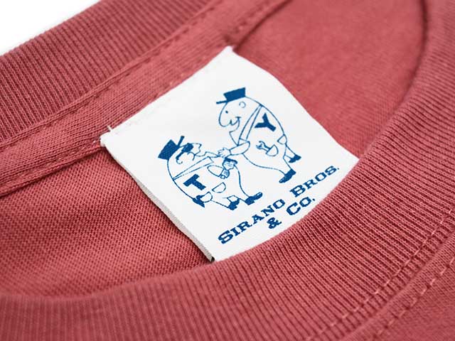 全3色【SIRANO BROS/シラノブロス】2024SS「Middle Weight S/S Tee”NOWHERE IN PARTICULAR”/ミドルウエイトショートスリーブTee”ノー ...