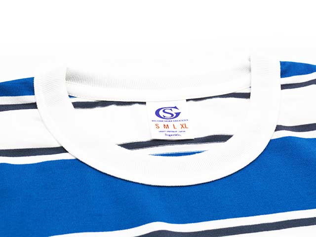 【Sugar＆Co./シュガーアンドコー】2025SS「Stacy Stripe Tee/ステイシーストライプTee」(SGR-BTS01 ...