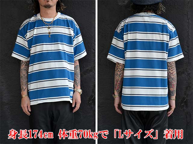 【Sugar＆Co./シュガーアンドコー】2025SS「Stacy Stripe Tee/ステイシーストライプTee」(SGR-BTS01 ...