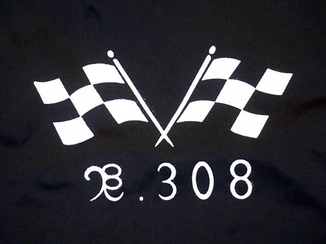 全2色【BLUE ROSE.308/ブルーローズ.308】「Set in Coach Jacket”Checker Flag”/セットイン ...