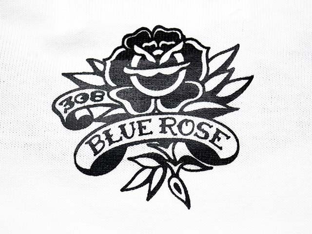 【BLUE ROSE.308/ブルーローズ.308】「Crew Neck Raglan L/S Tee"Cursive Logo"/クルー ...