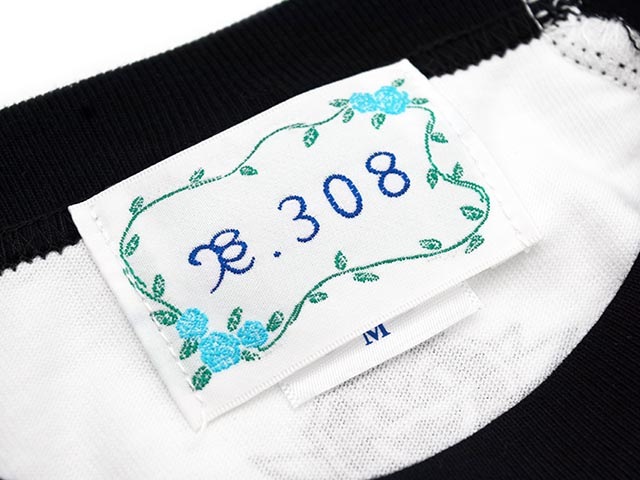 【BLUE ROSE.308/ブルーローズ.308】「Crew Neck Raglan L/S Tee"Cursive Logo"/クルー ...
