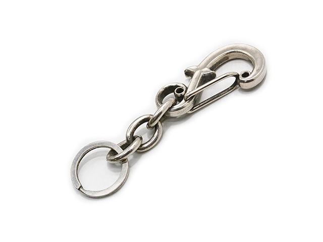 【INCEPTION/インセプション】「F-Hole Carabiner Key Holder”SILVER PLATING”/Fホール ...