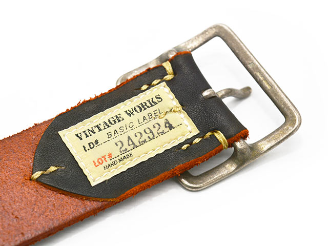 【Vintage Works/ヴィンテージワークス】「Teacore Benz Belt”5697 Custom”/茶芯ベンズベルト”5697 ...