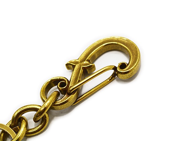 【INCEPTION/インセプション】「F-Hole Carabiner Key Holder”BRASS”/Fホールカラビナキーホルダー ...