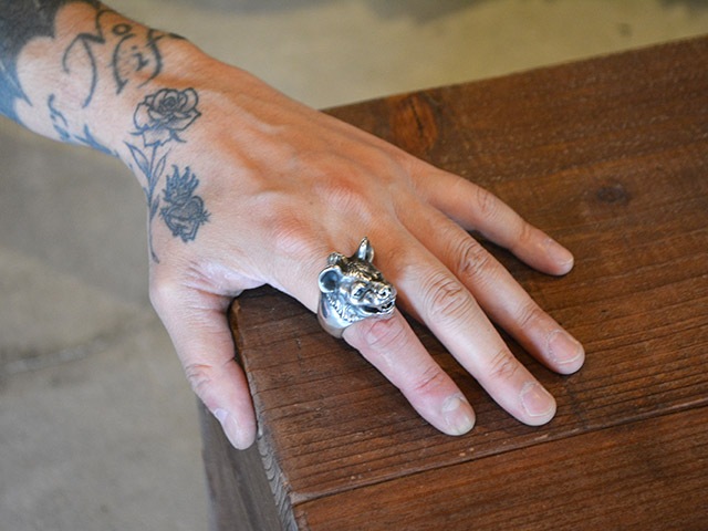 【MAD CULT/マッドカルト】「Hyena Head Ring/ハイエナヘッドリング」(R-29) | ブランド,M,MAD CULT ...