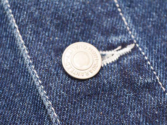 【BLUE ROSE.308/ブルーローズ.308】「Denim Coverall Jacket”Cursive Logo”/デニムカバー ...