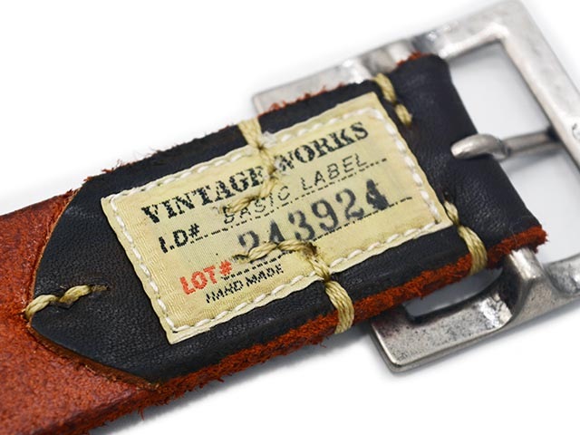 【Vintage Works/ヴィンテージワークス】「Teacore Benz Belt”5727”/茶芯ベンズベルト”5727 ...