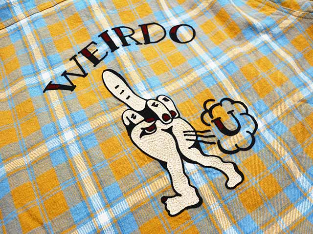 【WEIRDO/ウィアード】2024SS「L/S Check Shirts”FUCK U”/ロングスリーブチェックシャツ”ファックU”」(WRD-24-SS-13) | ブランド,W ...