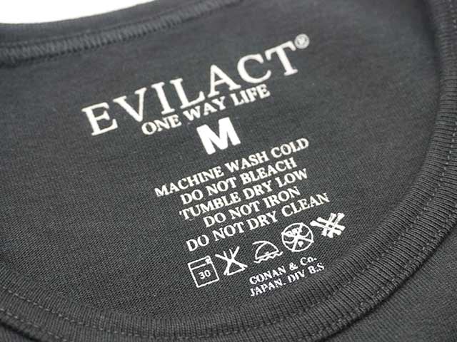2枚組【EVILACT/イーブルアクト】「2 Pack N/S Tee/2パックノースリーブTee」(EA-2P-NS) | ブランド,E,EVILACT | WOLF PACK