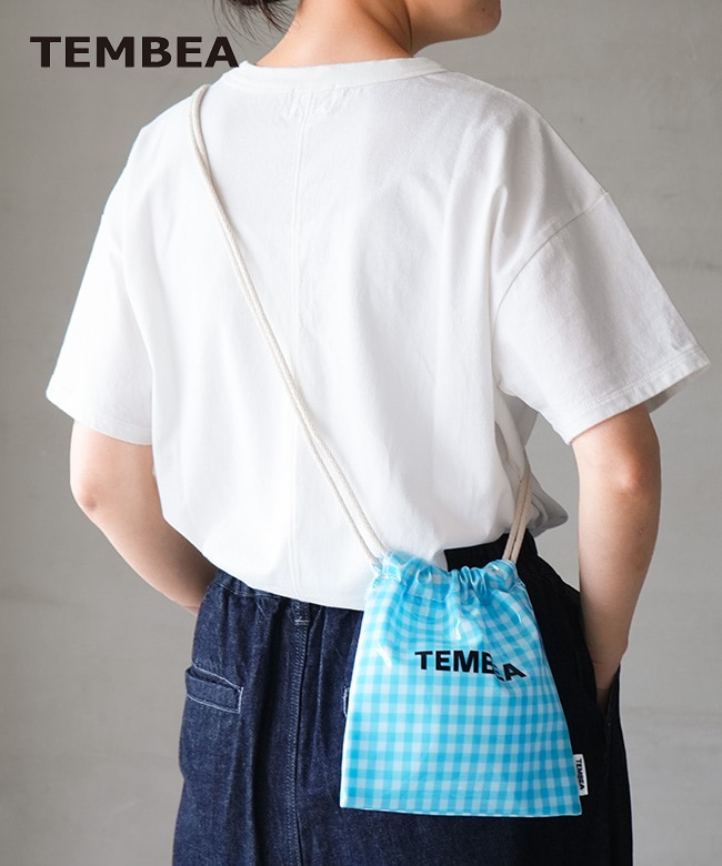 [TMB-2586H]TEMBEA(テンベア) 巾着POCHETTE CLEAR GINGHAM SAX【メール便対応可】 | ブランドから探す,T,TEMBEA（テンベア） | WOODY ...