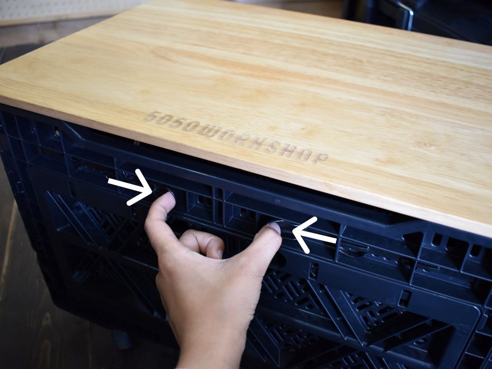 [tr036-5ws-4323] / 5050WORKSHOP / SOLID FOLDING CONTAINER 48(ソリッドフォールディングコンテナ)【ラッピングキット適用外 ...