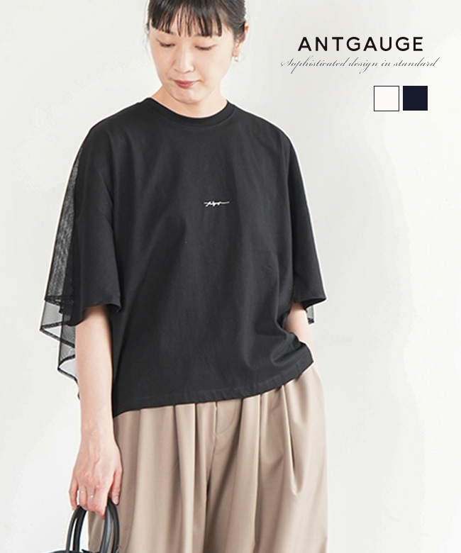 【SALE 30%OFF】[D1204]ANTGAUGE(アントゲージ) モモンガメッシュT レディース トップス カットソー プルオーバー ...