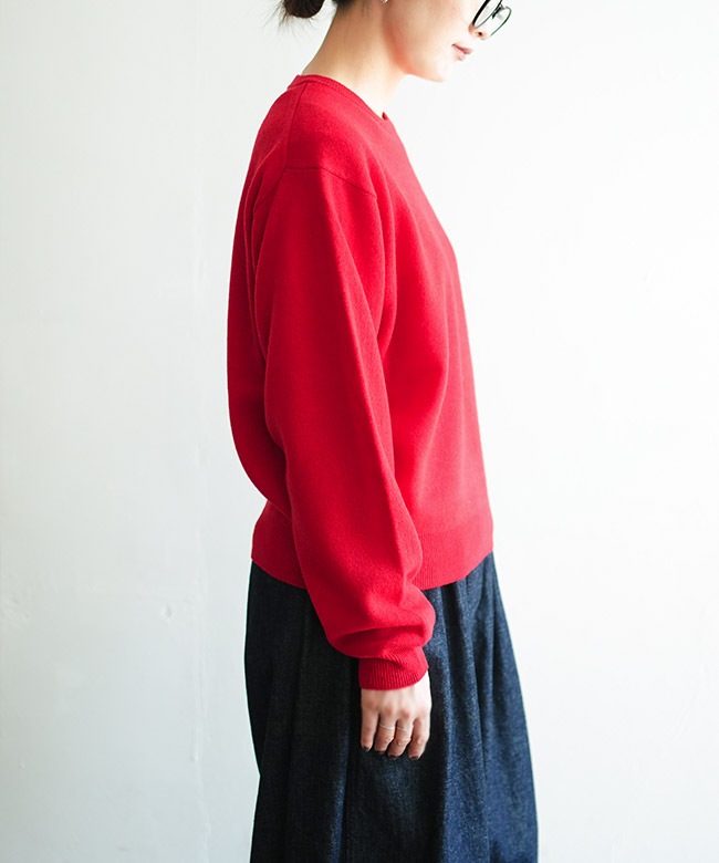 [DT-D0027LMW]DANTON(ダントン) LMW CREW NEC P.O L/S ラムウールクルーネックプルオーバー ニット トップス レディース | ブランドから探す,D ...