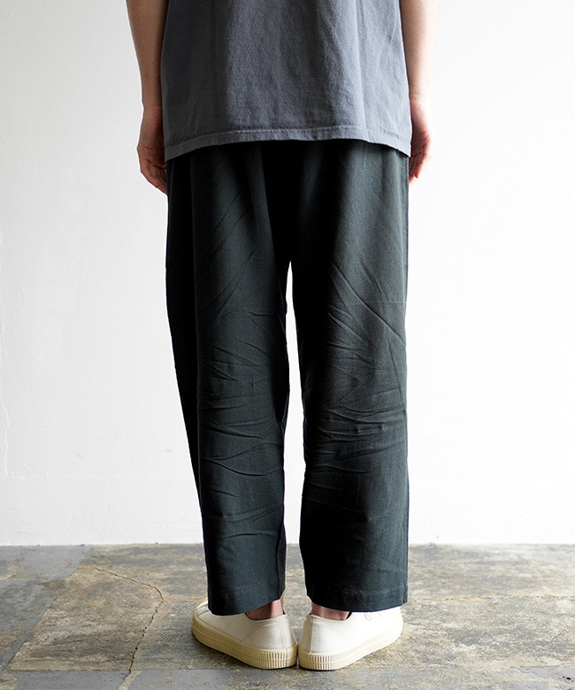 [WH-004]gym master(ジムマスター)×WOODY HOUSE(ウッディーハウス) WOODY別注 麻レーヨンイージーパンツ メンズ ボトムス フルレングス | WOODY ...