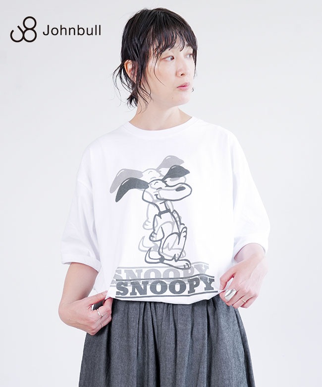 [JT242C01]JOHNBULL(ジョンブル) PEANUTS SNOOPY Tシャツ トップス カットソー レディース | ブランドから探す,J,JOHNBULL（ジョンブル ...