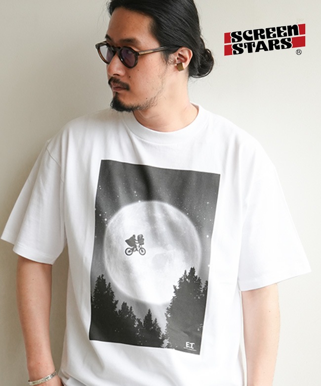 [2522-SSBTET1]SCREEN STARS BEST(スクリーンスターズベスト) 『E.T.』/Tee ET Tシャツ 半袖 クルー ...