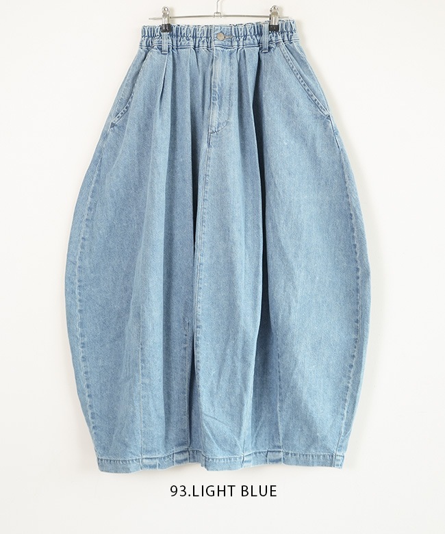 A22504]HARVESTY(ハーベスティ) 10ozデニムサーカススカート ライト