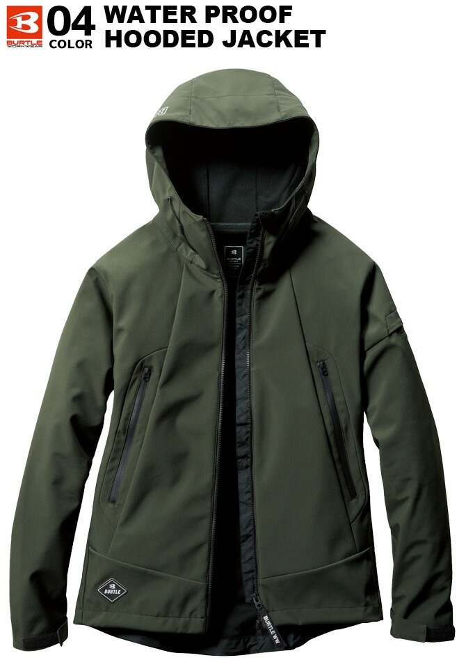 バートル 2024年継続モデル フーデッドジャケット BURTLE 3190-23-24AW メンズ レディース 撥水 防風 耐水 ストレッチ アウトドア ワークウェア 作業着 作業服 ...