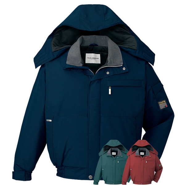 自重堂 Jichodo 48440 防寒着 裏アルミ防寒ブルゾン（フード付き