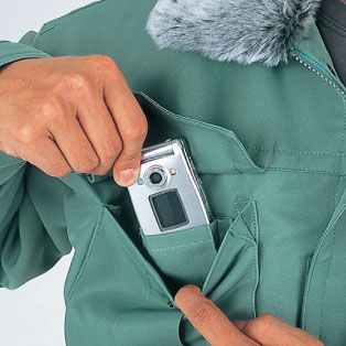 自重堂 Jichodo 48273 防寒着 エコ防寒コート（フード付き）｜作業着