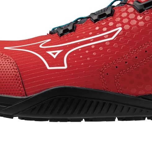 ミズノ オールマイティ ワークシューズ 29cm イエロー×カーキ TD II