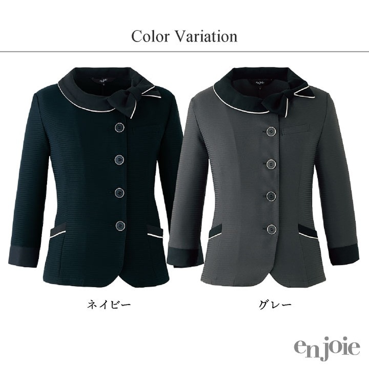 アンジョア 七分袖オーバーブラウス 半袖 接触冷感 家庭洗濯 春夏